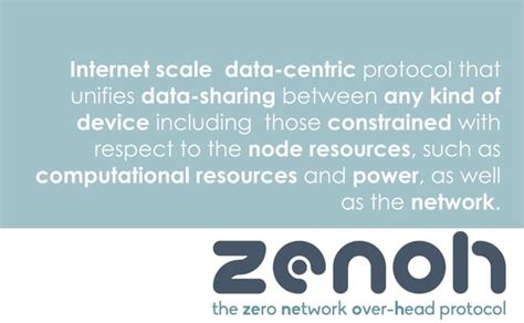 Zenoh The ZEro Network OverHead Protocol PPT