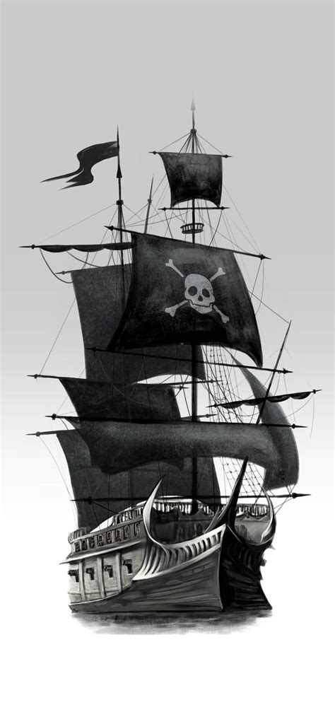 Pirate Ship Drawing