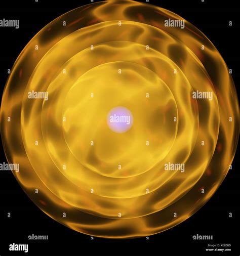 Molecular Level Depiction Of Atomic Structure Stock Photo Alamy