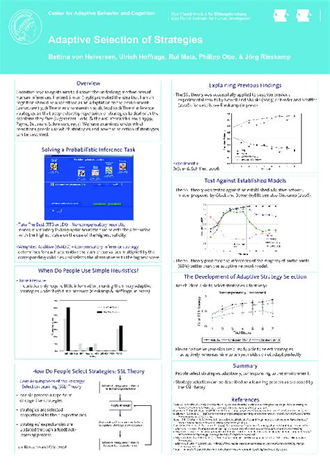 Pdf Adaptive Selection Of Strategies