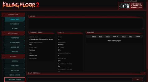 How To Set The Server MOTD On Your Killing Floor Server Knowledgebase Shockbyte