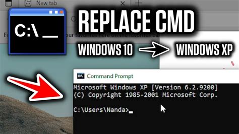 Replace Cmd Windows 10 Dengan Windows Xp Apakah Akan Error Youtube