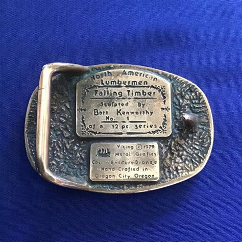 Vintage Bart Kenworthy North American Lumbermen Falling Timber Belt