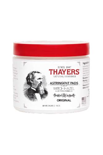 Thayers Original Witch Hazel Astringent Pads 60 Ct Fred Meyer