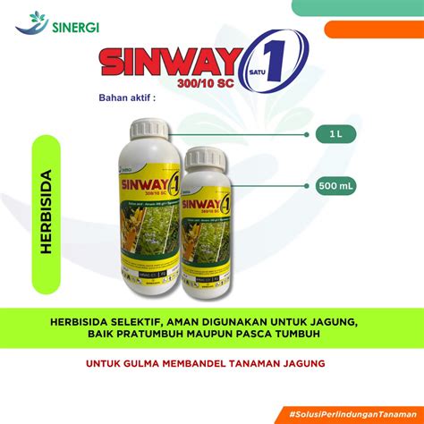 Jual Sinway Satu 30010 Sc Atrazin 300 Gl Topramezon 10 Gl Shopee Indonesia