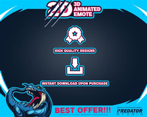 Hellmo 3d Animated Emote Angry Emote Animated Emotes Emote Etsy Canada