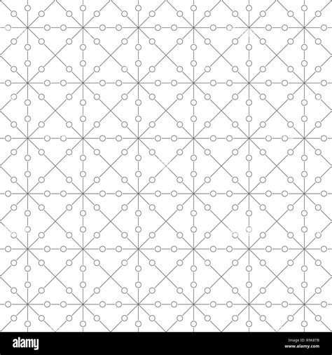 Seamless Pattern Classic Abstract Geometric Background Modern Linear Texture With Thin Lines