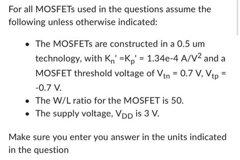 Question 1 1 Point For The Mosfet Based Push Pull