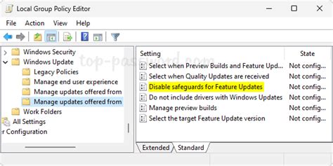 2 Ways To Disable Safeguards For Feature Updates In Windows 11 Password Recovery