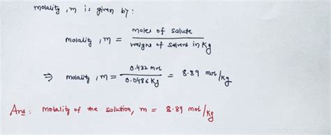 A 3 25 M Nacl Solution Density Of Solution 1 08 G Ml Wizedu