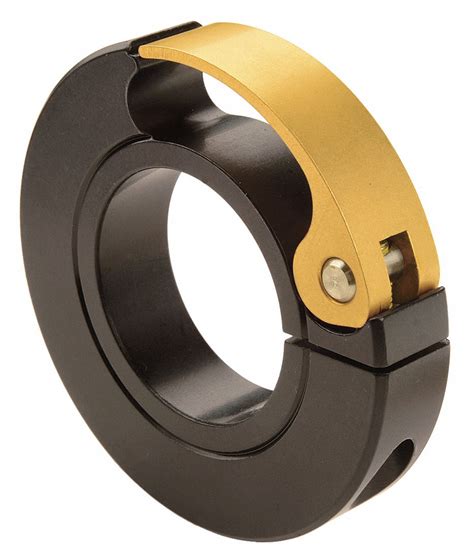 Ruland Manufacturing Black Anodized 6061 Aluminum Shaft Collar Clamp