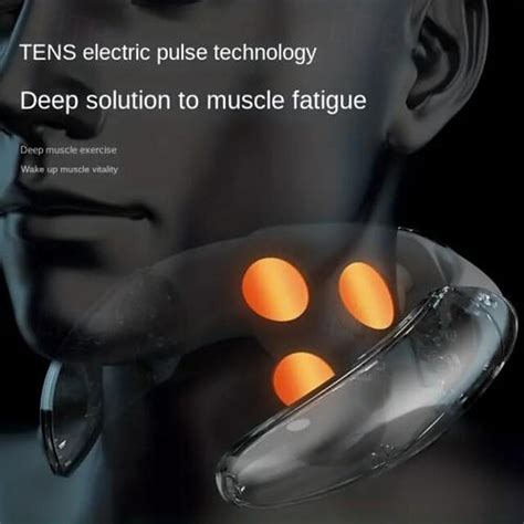 Heat Compress Neck Protector Tens Microcurrent Pulse Pat Shoulder Neck