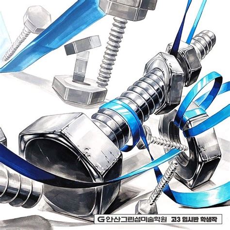 안산그린섬미술학원 On Instagram 안산그린섬미술학원 입시반 기초디자인 학생작 주제부👍 종이 조각 미술 구도 그림 디자인