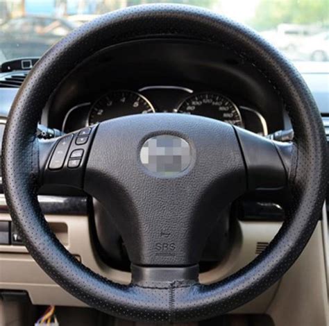 Stuur Cover Leer Lederen Stuurhoes Auto Accessoire Stuurwielhoes