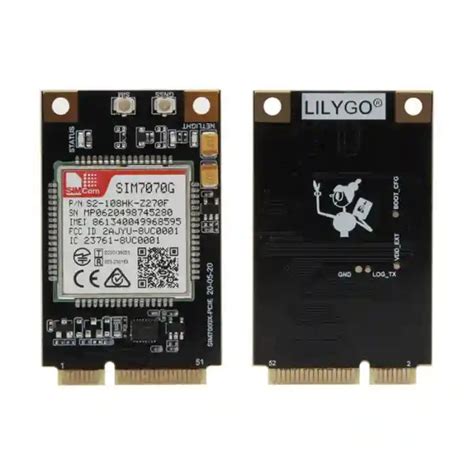 lilygo t pcie sim7070g module