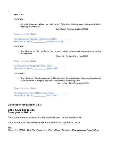 paraphrase correction pdf