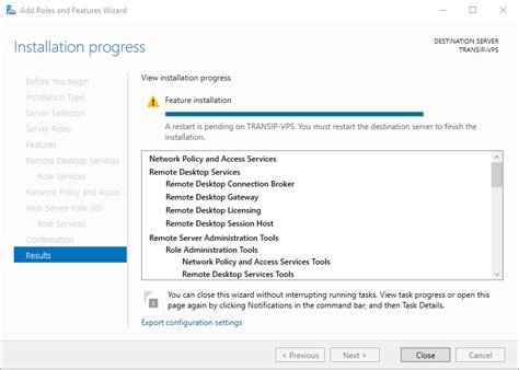 I D Like To Install Microsoft Remote Desktop Services TransIP
