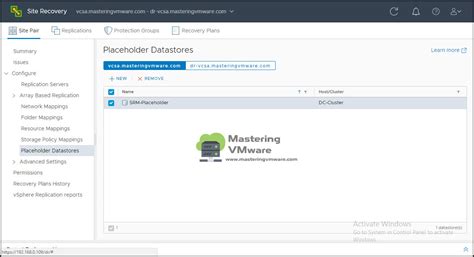 Configure Placeholder Datastore In Srm Mastering Vmware