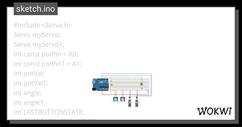 Robot Arm Copy Wokwi ESP STM Arduino Simulator