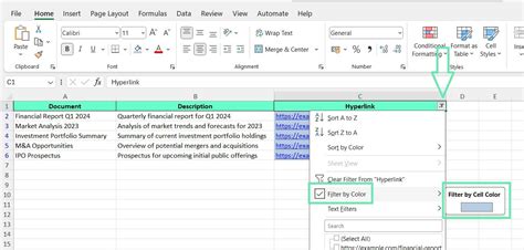 Search Excel For Hyperlinks Downloadable Template