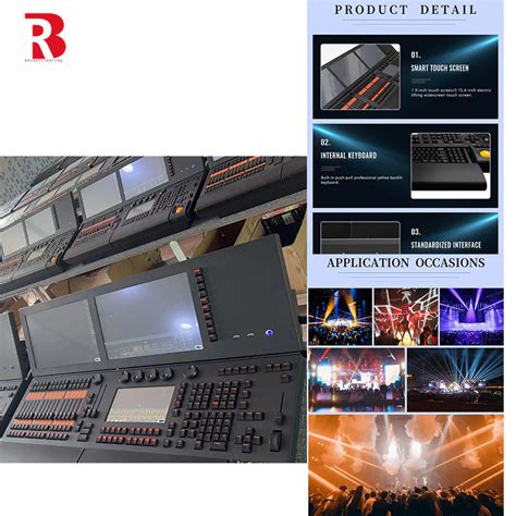 intuitive user interface 2 screen ma stage controller system light
