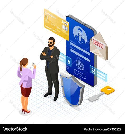 Cybersecurity And Data Protection Royalty Free Vector