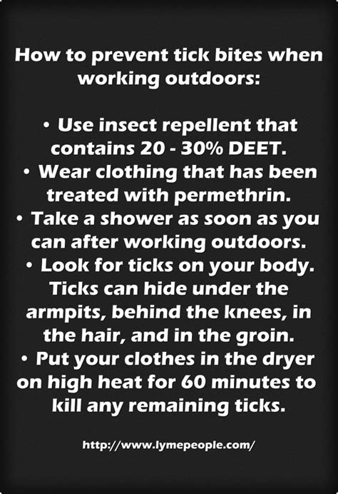 How To Prevent Tick Bites When Working Outdoors • Use Quozio