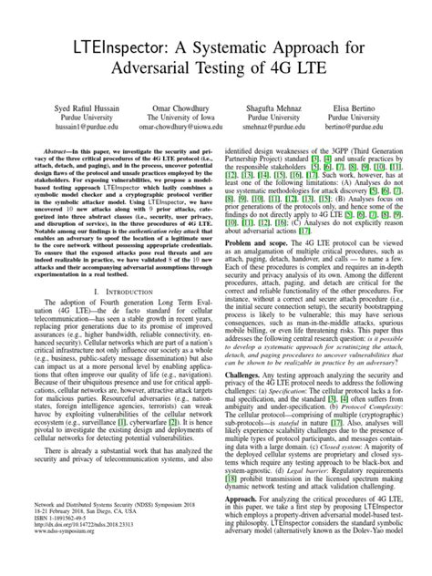 4g Lte Attacks Paper Download Free Pdf Cryptography Computer Security