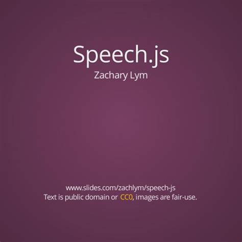 Speechjs