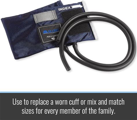 Adult Size Blue Blood Pressure Cuff And Bladder Set By Mabis