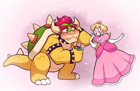 Princess Peach And Bowser In Love