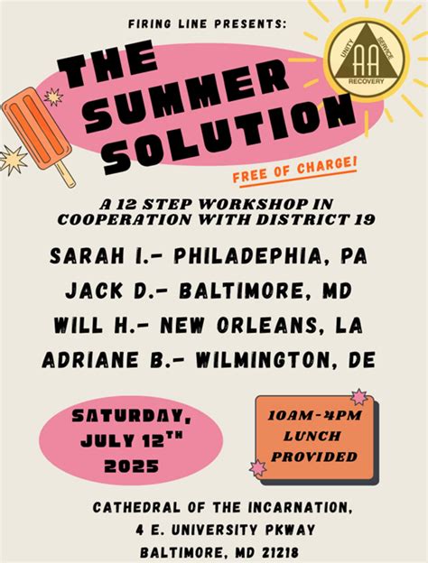 The Summer Solution Mgs Maryland General Service