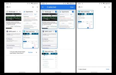 Chrome For Android Testing Out A Suggestion To Close Tabs Android Community