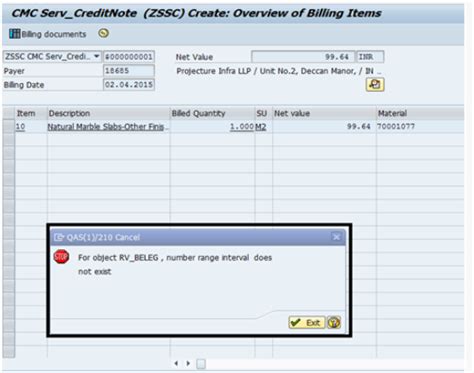 Billing Document T Code Vf01 Number Range Interv Sap Community
