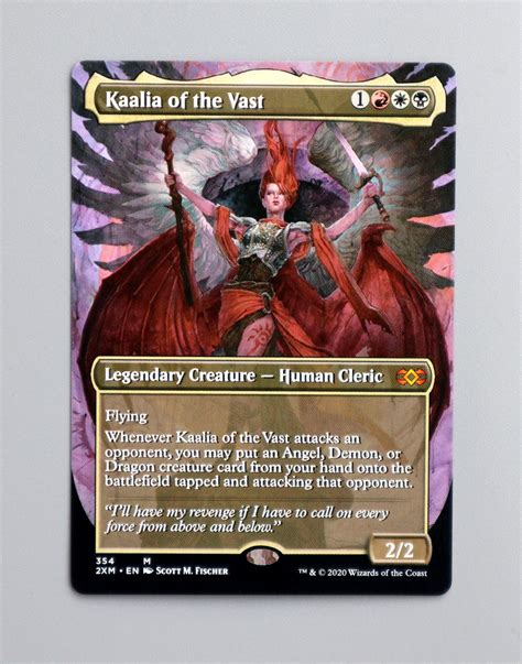 Kaalia Of The Vast 354 Holo From Double Masters 2xm Mtg Proxy