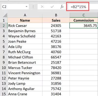 How To Apply Formula To Entire Column Excel Fill A Formula Down Into Adjacent Cells Earn And