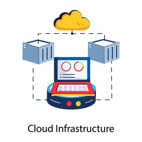 Trendy Cloud Infrastructure Vector Art At Vecteezy