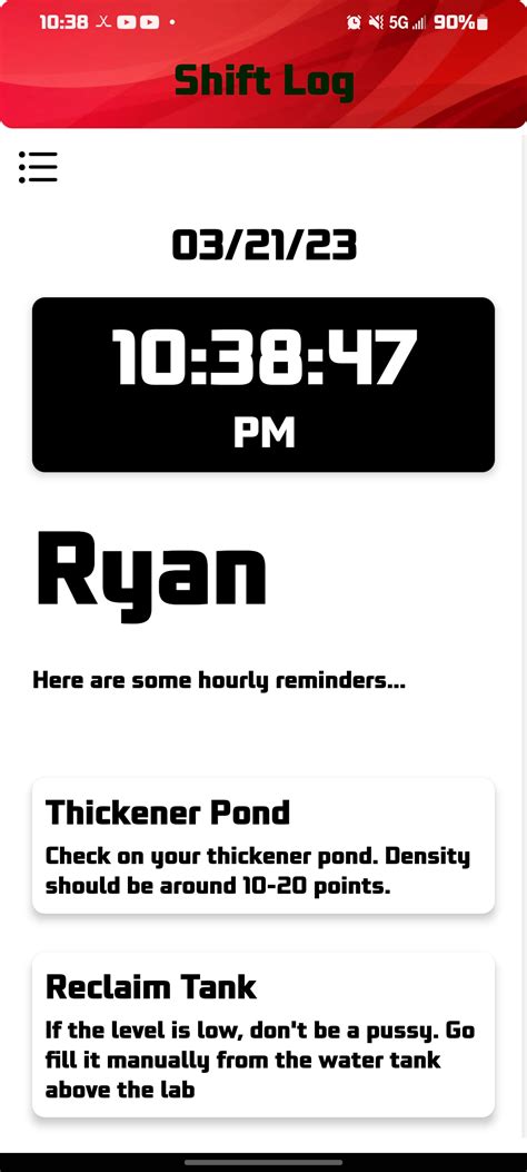 Github Ryanlarge13 Shift Log A Mobile App Used For Mill Shift