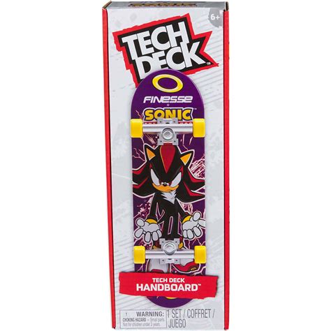 Tech Deck Finesse Sonic The Hedgehog Handboard Spin Master Tates