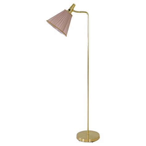 Modern Midcentury Acrylic Brass Torchiere Floor Lamp For Sale At 1stdibs