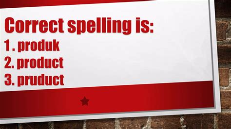 Correct The Spelling Pptx