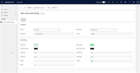 Transforming Microsoft Dynamics 365 Grid Records With Color Grid
