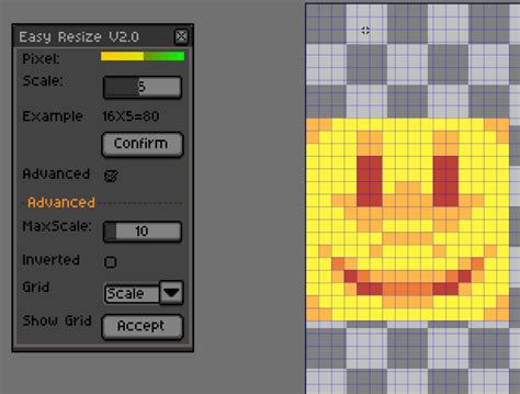 easy resize for aseprite by megacrash