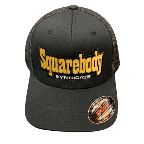 Og Curved Black Flexfit Hat Squarebody Syndicate