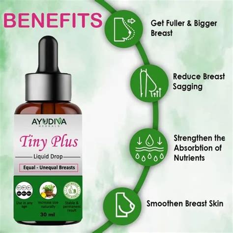 Tiny Plus Breast Enlargement Liquid Drops At Rs 999bottle Breast Enhancement Product In New