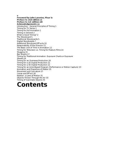 V Foreword By John Lasseter Pixar Ix Preface To 2nd Edition Xi Preface