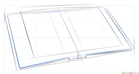 How To Draw An Open Book Step By Step Drawing Tutorials