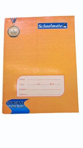 White Paper 100 Pages Schoolmate Notebook At ₹ 13piece In Patna Id 2850408386591