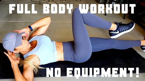 Full Body Home Workout No Equipment Needed Youtube