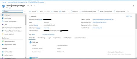 Deploy Reactjs App To Azure App Service From Vs Code